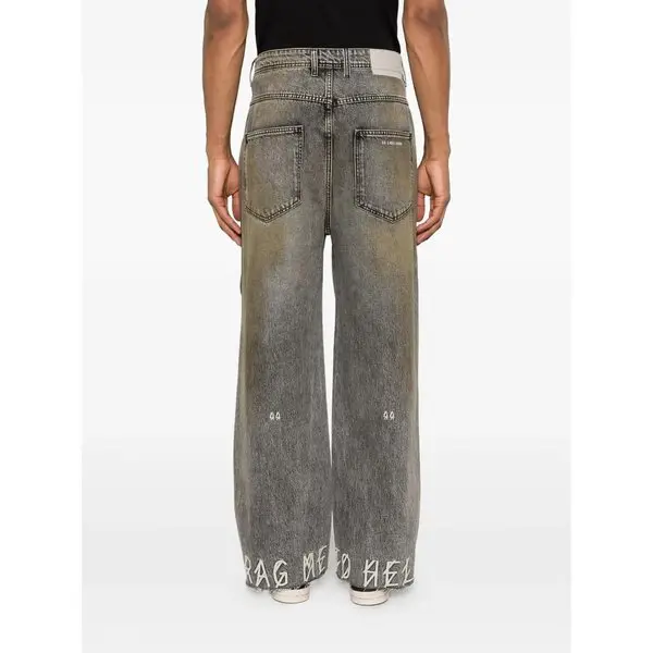 44 LABEL GROUP Wide-leg Jeans - Gray