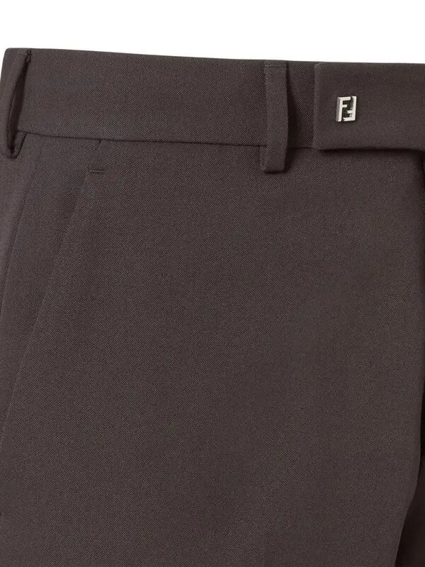 Fendi Wool Crepe Pants