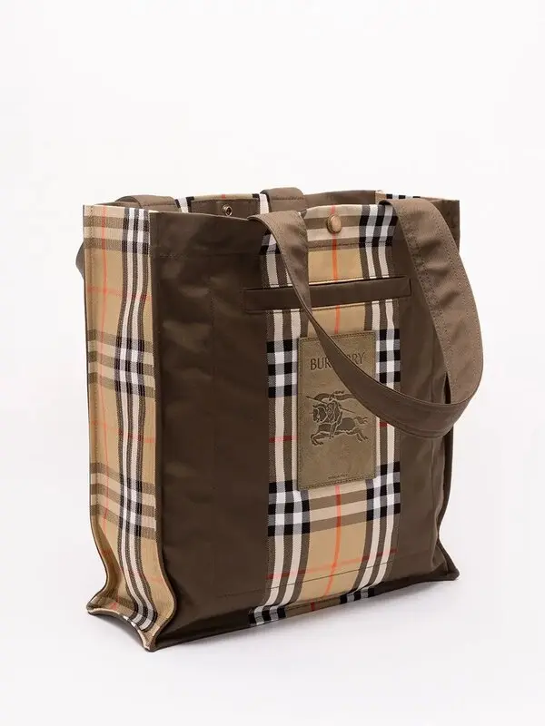 Burberry Ekd Label` Tote
