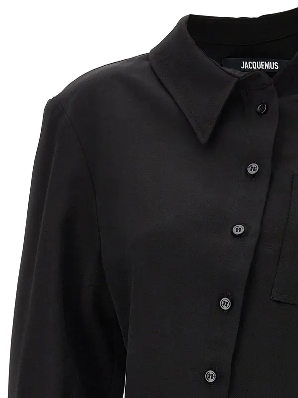 Jacquemus La Chemise Pablo Shirt - Black