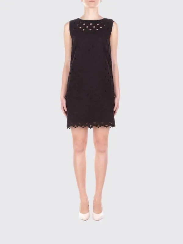 Max Mara Macrame Mini Dress - Black
