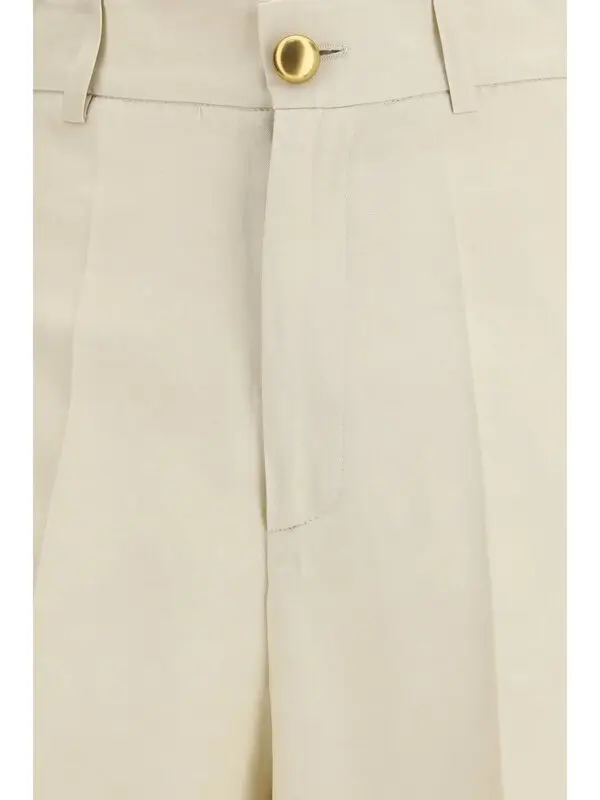 P.a.r.o.s.h Raisa Wide-leg Pants - Cream