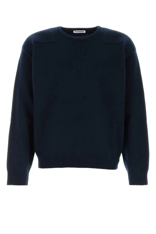 JIL SANDER Midnight Wool Blend Sweater