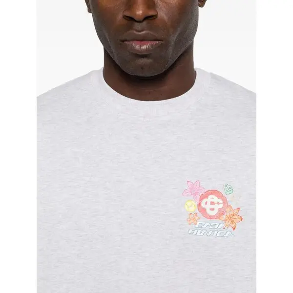Casablanca Grey T-shirts & Vests T-shirts - Gray