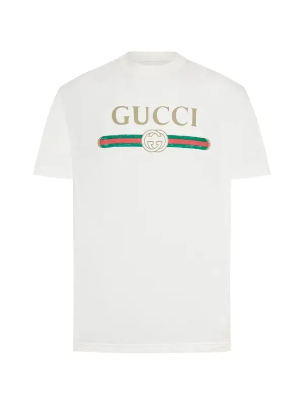 Gucci Logo Cotton T-shirt - Multicolor