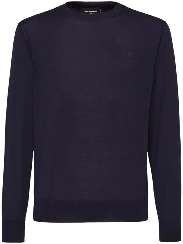 Dsquared2 Wool Crew-neck Sweater