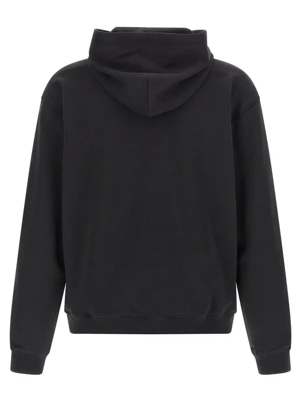 DIESEL® S-norm-hood-iod Cotton Hoodie - Black