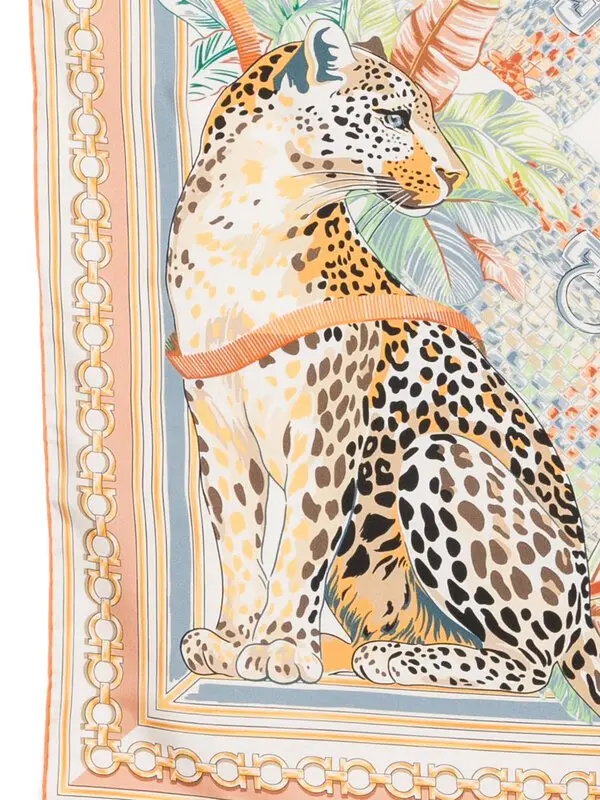 FERRAGAMO Printed Silk Foulard