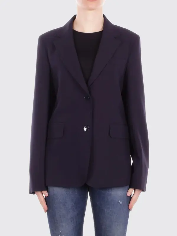 Max Mara Single-breasted Blazer - Blue