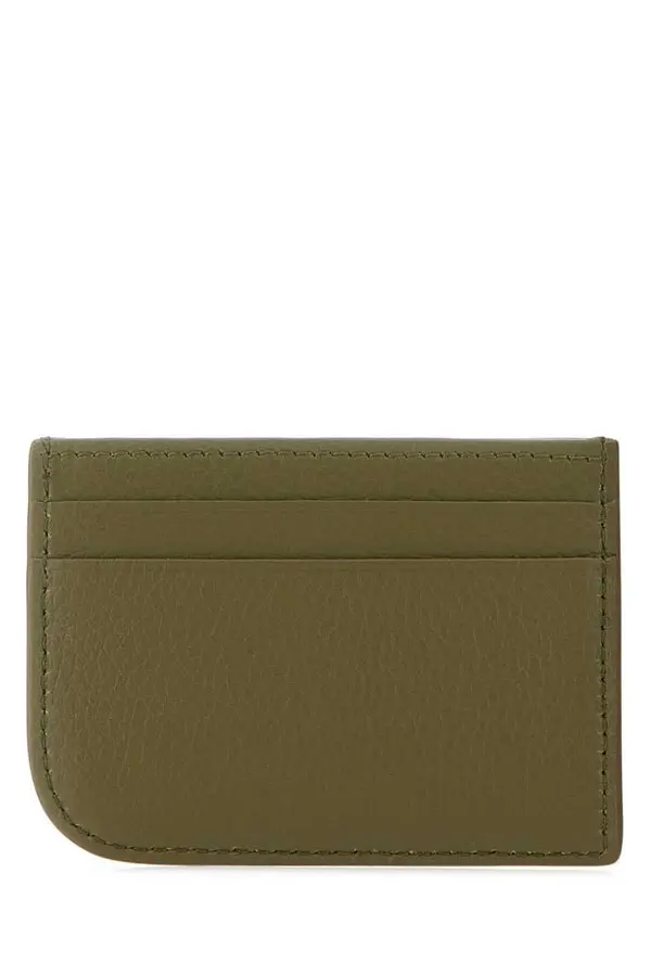 Alexander McQueen Army Leather Card Holder - Green