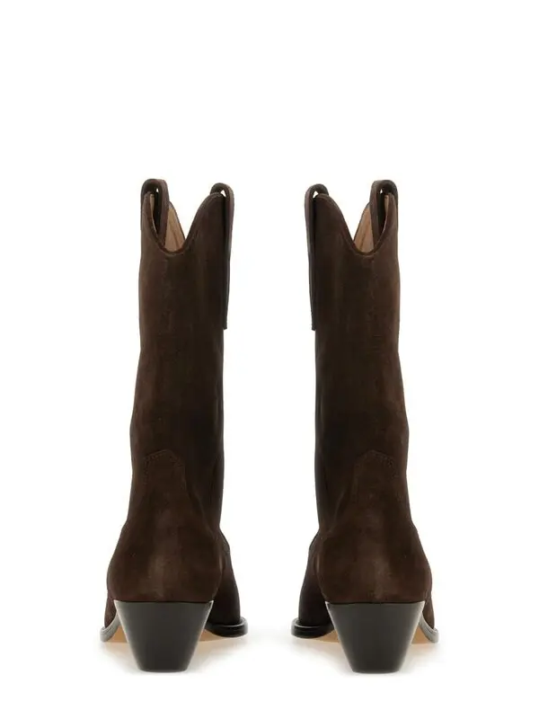 Isabel Marant Étoile Stivale Duerto Suede Boots - Brown