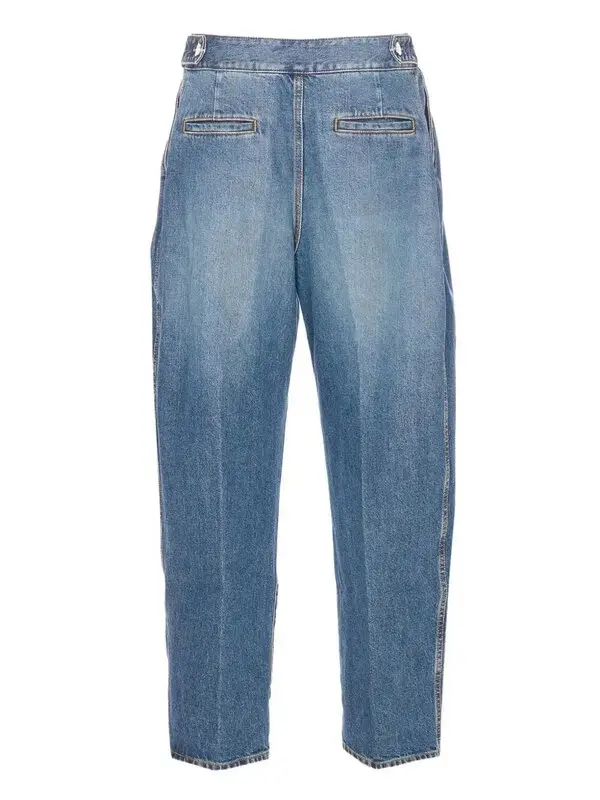 Alaïa Pleated Denim Pants