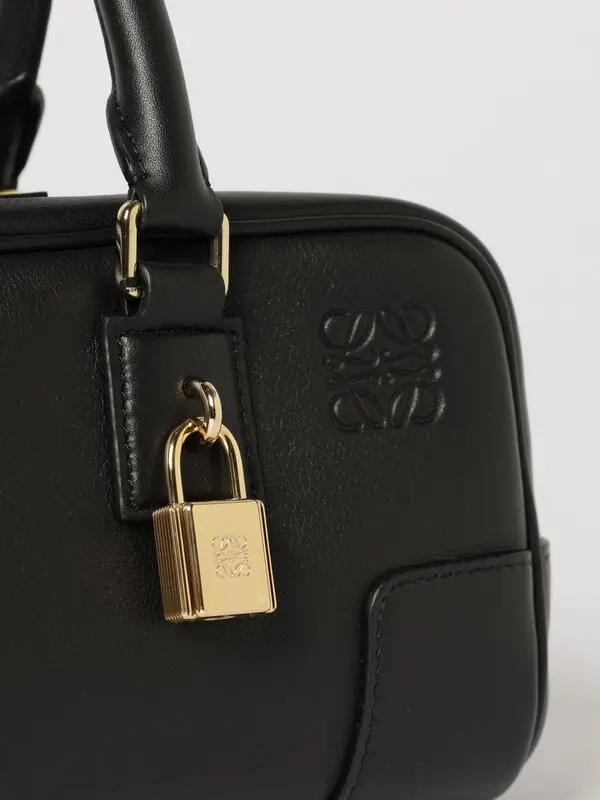 Loewe Amazona 23 Nappa Calfskin Handbag - Black