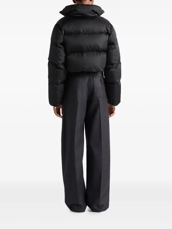 Prada Re-nylon Cropped Down Jacket