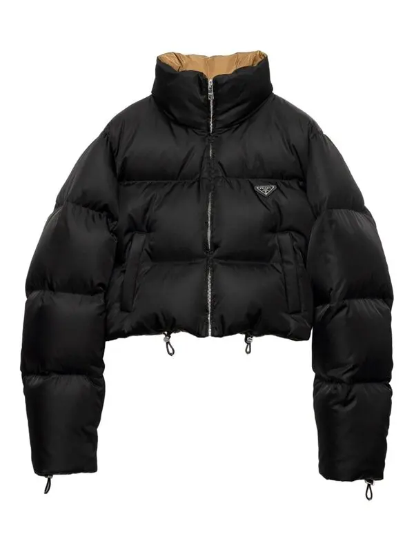 Prada Re-nylon Cropped Down Jacket - Multicolor