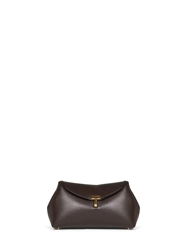 TOTEME Bark Mini T-lock Clutch Bag