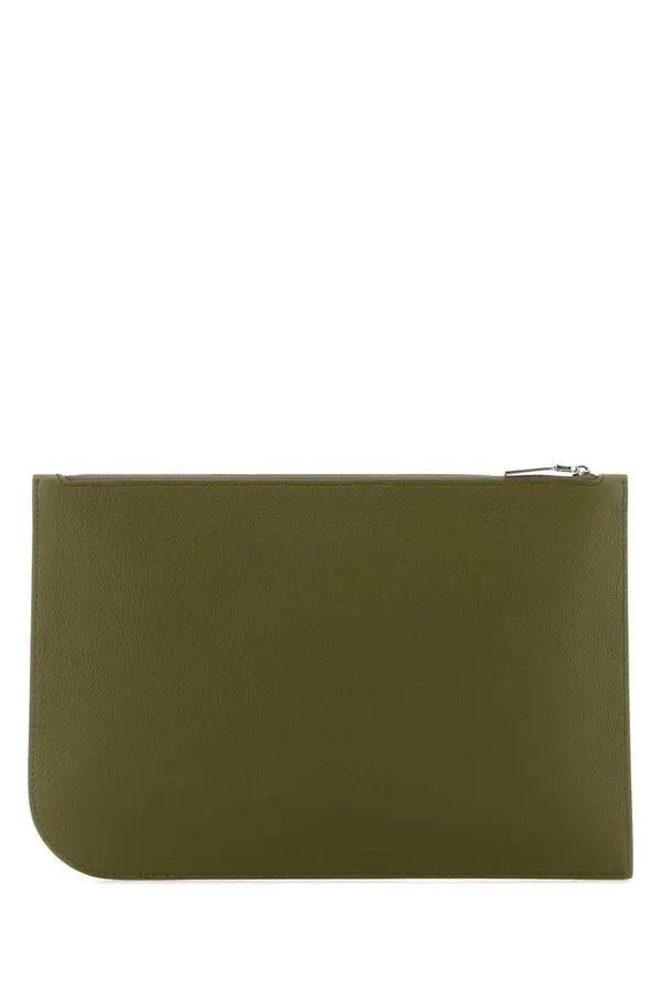 Alexander McQueen Leather Large Sling Pouch - Green