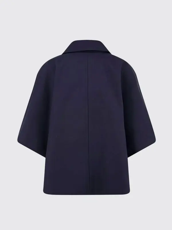 Max Mara Paggio Cotton Cape - Blue