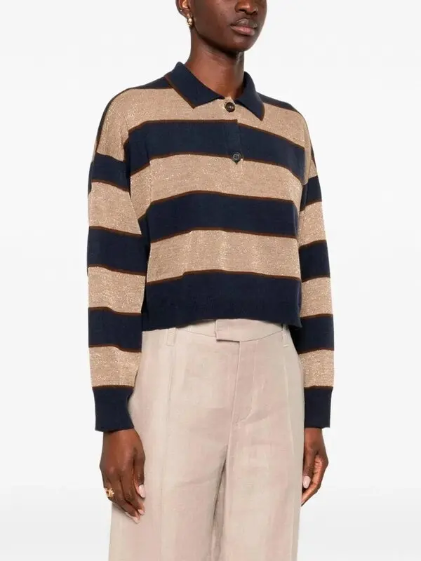 Brunello Cucinelli Polo Sweater - Multicolor