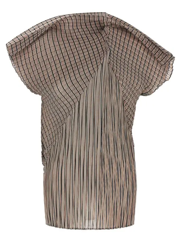 Issey Miyake Generic Stripes Top