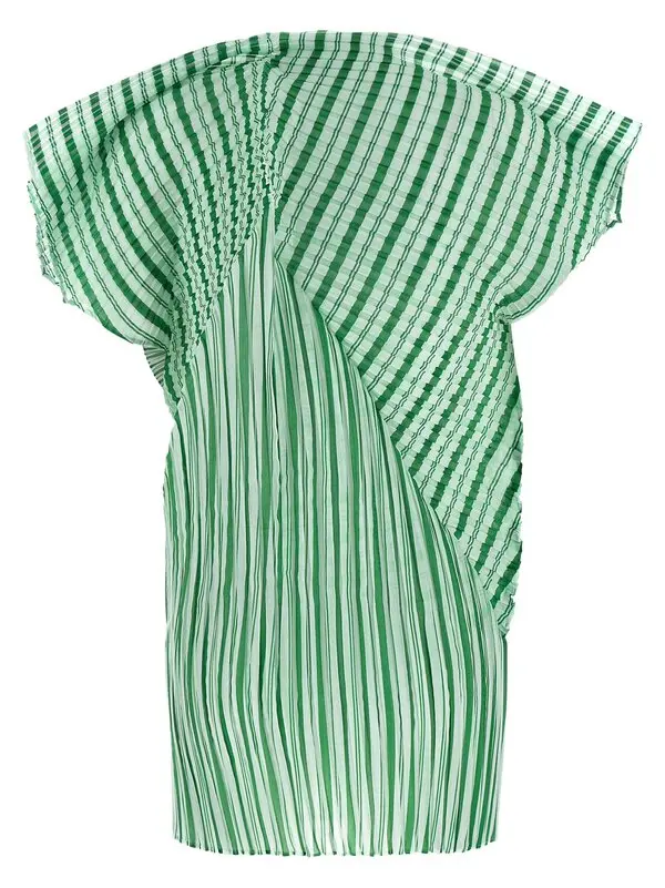 Issey Miyake Generic Stripes Top