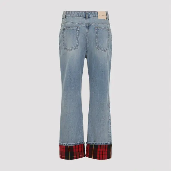 Alexander McQueen Cotton Jeans - Blue