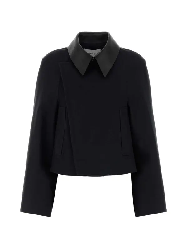 Givenchy Cotton And Wool Blend A-line Jacket