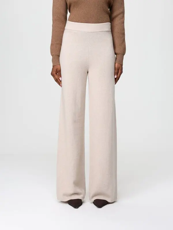 Max Mara Wide Leg Trousers - Cream