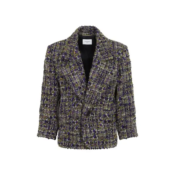 Saint Laurent Tweed Jacket - Multicolor
