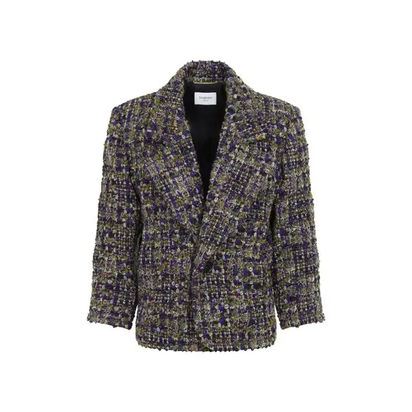 Saint Laurent Tweed Jacket - Multicolor