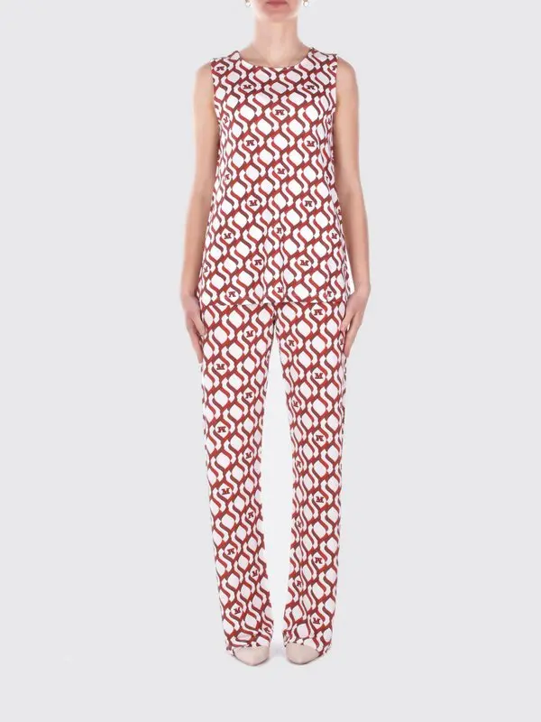 Max Mara Jersey Trousers With Graphic Print By - Multicolor