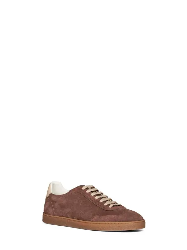 Brunello Cucinelli Mud Suede Sneakers