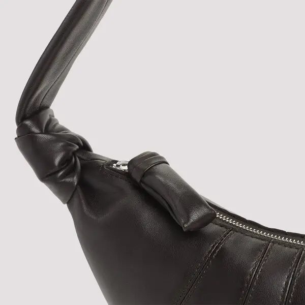 LEMAIRE Leather Croissant Zip Bag - Brown