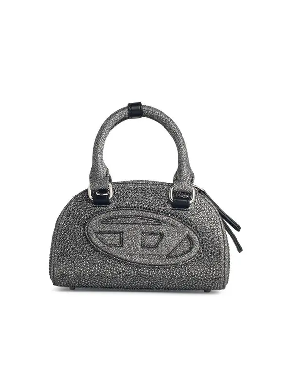 DIESEL® Dr. Dome Bowling Glitter Fabric Bag - Black