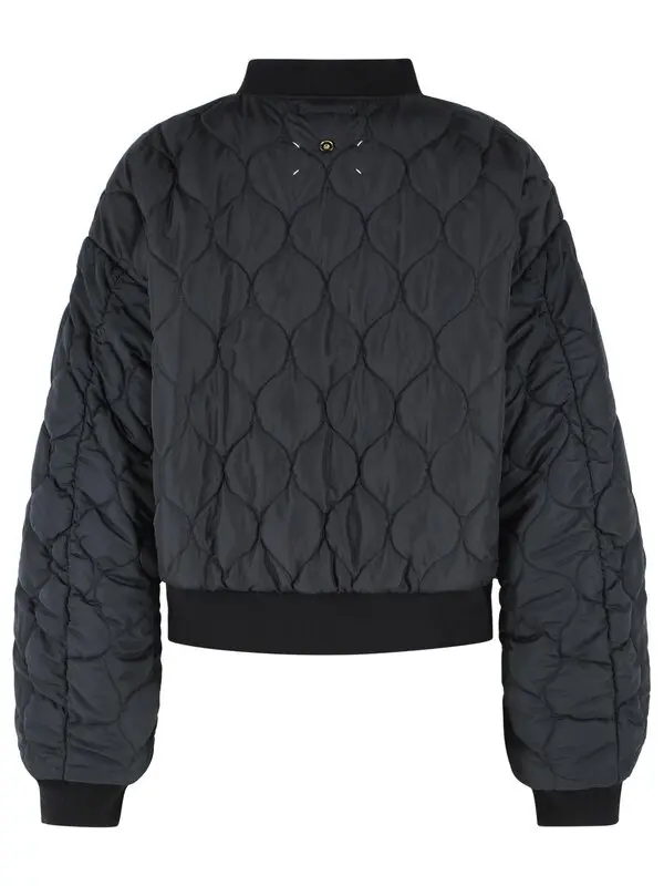 MAISON MARGIELA Dark Grey Polyamide Reversible Bomber Jacket