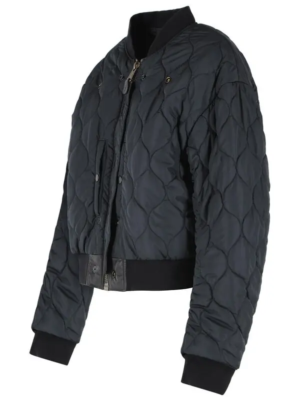 MAISON MARGIELA Polyamide Reversible Bomber Jacket - Gray