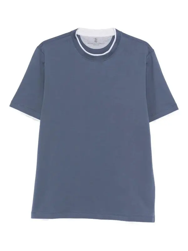 Brunello Cucinelli T-shirt With Faux-layering