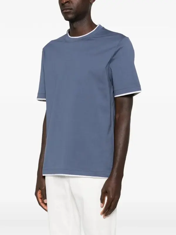 Brunello Cucinelli T-shirt With Faux-layering