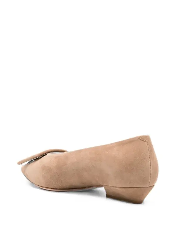 ROGER VIVIER Pointy Covered Leather Ballets