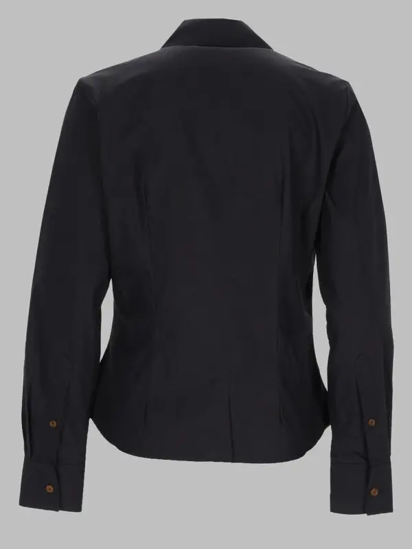 VIVIENNE WESTWOOD Cotton Long Sleeve Blouse - Black