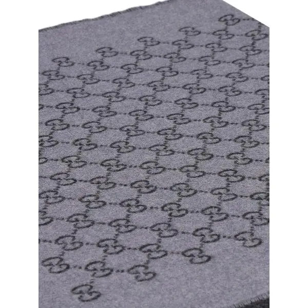Gucci Grey Scarves - Gray
