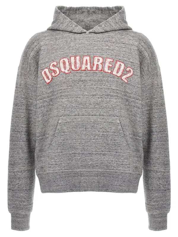 Dsquared2 Cotton Hoodie - Gray