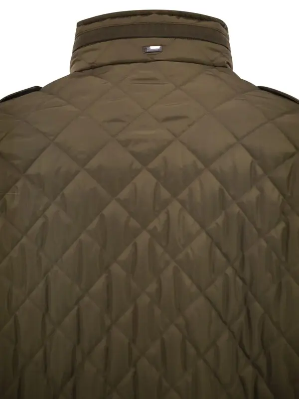 Herno Diamond Quilted Field Jacket - Multicolor