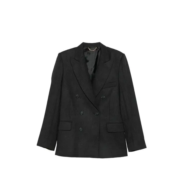 Victoria Beckham Grey Jackets Blazers