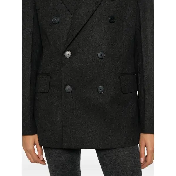 Victoria Beckham Grey Jackets Blazers