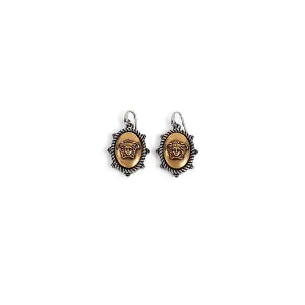 Versace Medusa Earrings - Silver
