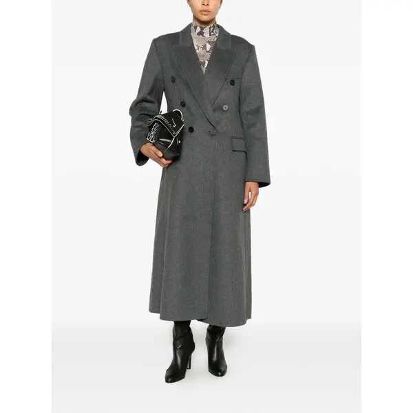 Victoria Beckham Double-breasted Wool Coat - Gray
