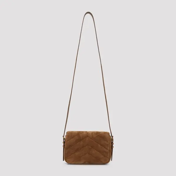 Saint Laurent Suede Lou Lou Shoulder Bag
