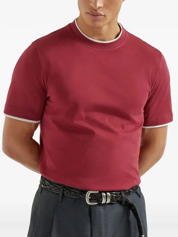 Brunello Cucinelli T-shirt With Faux-layering