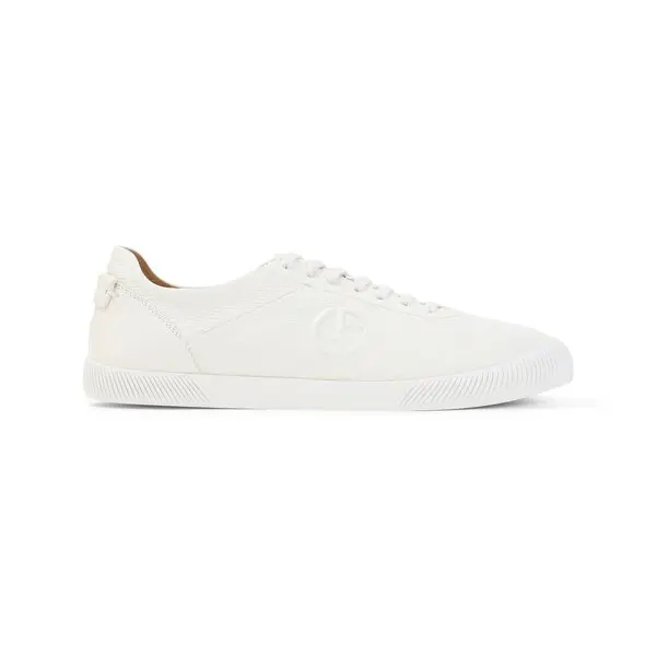Giorgio Armani Leather Sneakers - White